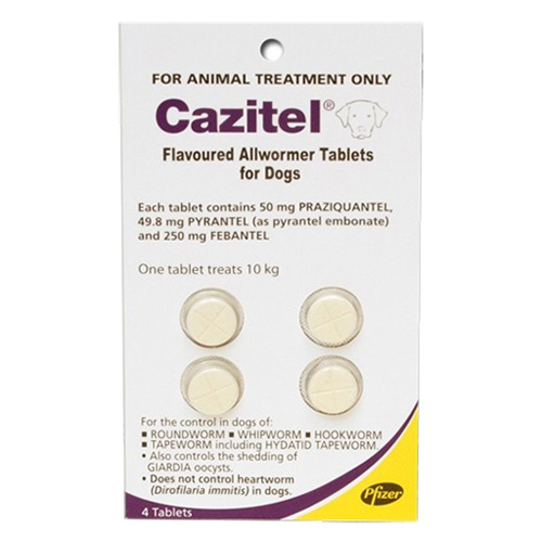Click here for Cazitel Flavoured Allwormer For Dogs 10kg (Purple)... prices