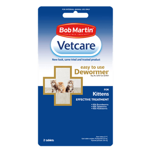 Click here for Bob Martin Vetcare Dewormer For Kittens 2 Tablets prices