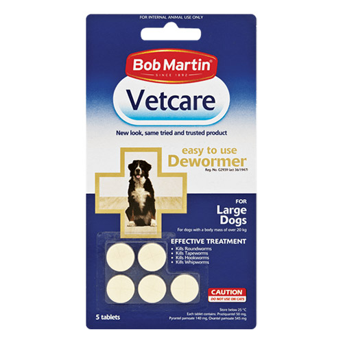 Click here for Bob Martin Vetcare Dewormer For Large Dogs 5 Table... prices
