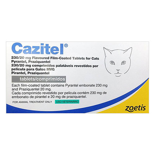 Click here for Cazitel For Cats For Cats 1 Tablet prices