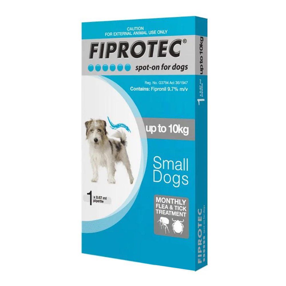 Click here for Fiprotec Spot-On For Small Dogs Up To 22lbs (Blue)... prices