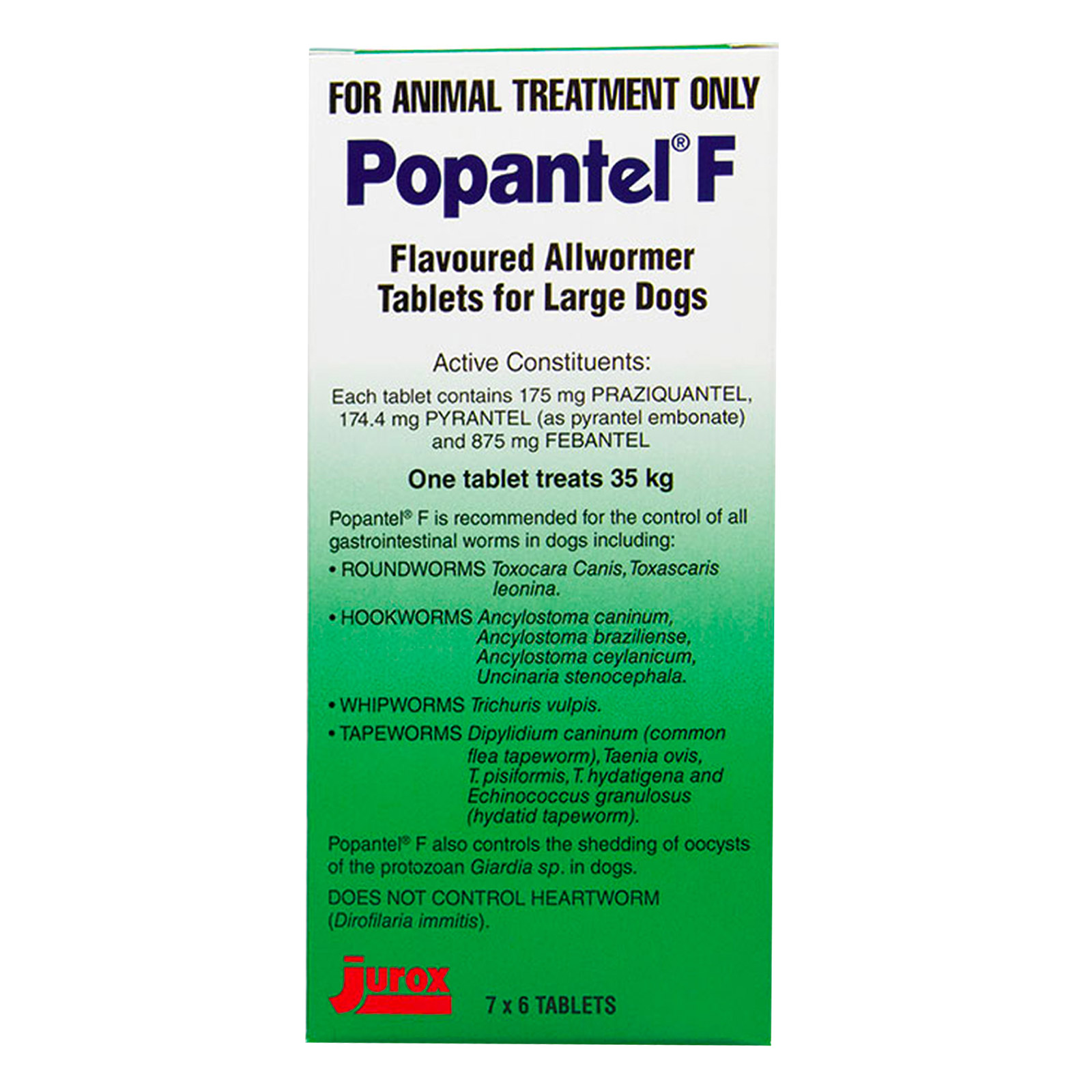 Click here for Popantel F Allwormer For Large Dogs 35 Kg (77lbs)... prices