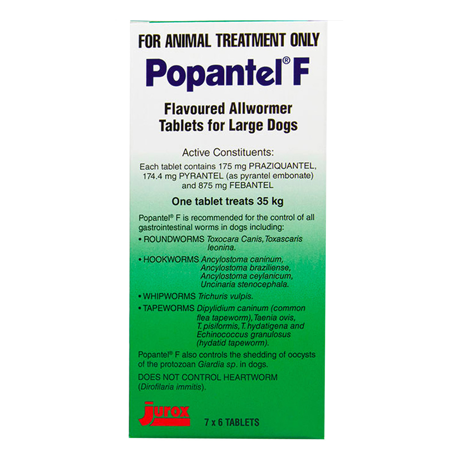 Click here for Popantel F Allwormer For Large Dogs 35 Kg (77lbs)... prices