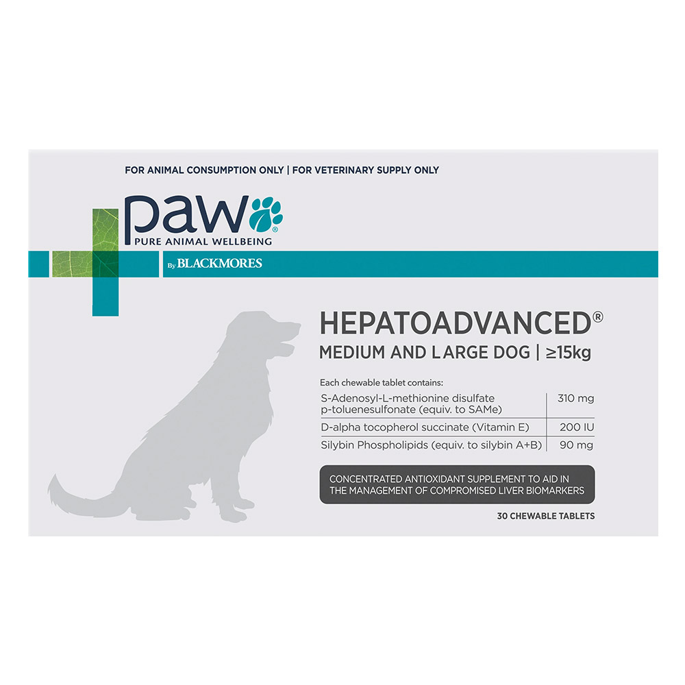Click here for Paw Hepatoadvanced For Medium And Large Dog 30 Tab... prices